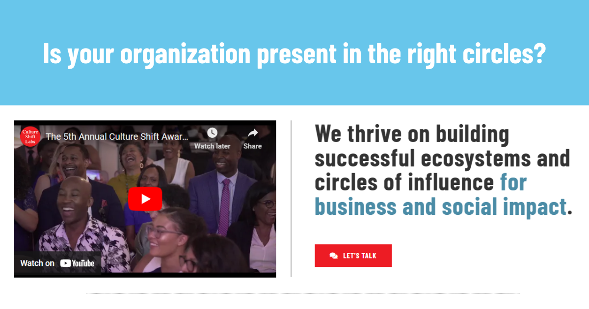 Center for Excellence - Culture Shift Labs